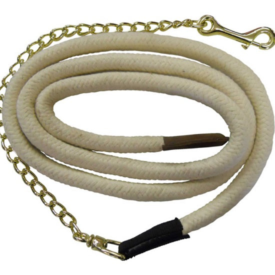 Lead rope braided 30mm with chain — Saddle Creek