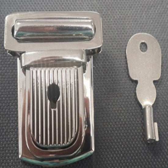 Tuck lock with key nickle — Saddle Creek
