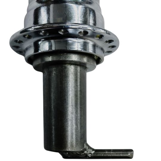 Axle stub for moped complete with bushes and bearings — Saddle Creek